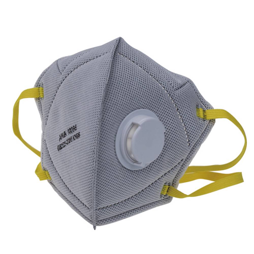 COG200VCH Foldable Mask KN95 with Valve Activated Carbon and Tie On